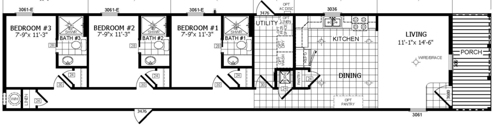 3 bedroom 3 bathroom workforce housing for sale h2a farm